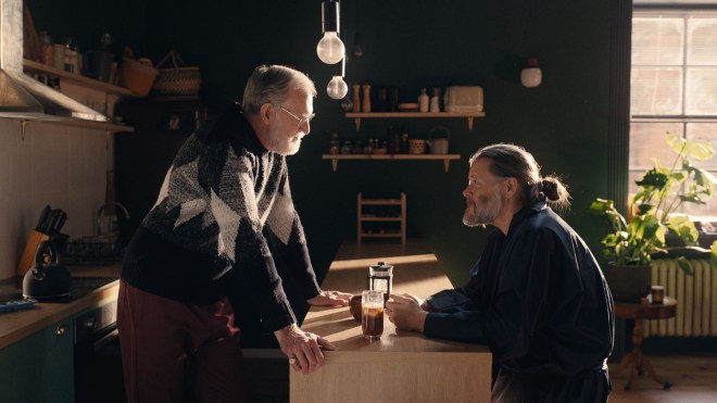 Former lovers reconnect after a long time apart in the thought ...